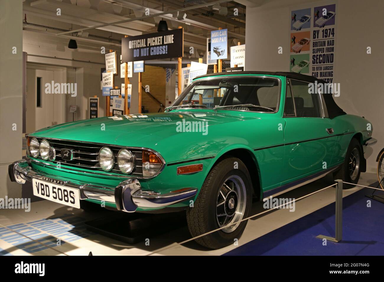 Triumph Stag (1976), Coventry Transport Museum, Millennium Place ...