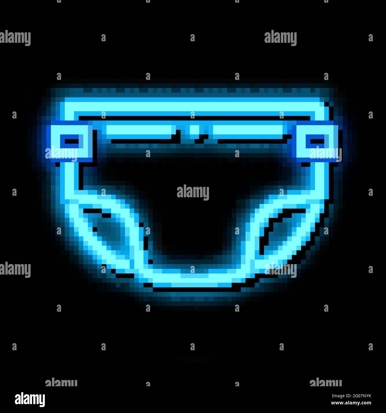 Diaper For Child neon glow icon illustration Stock Vector Image & Art ...