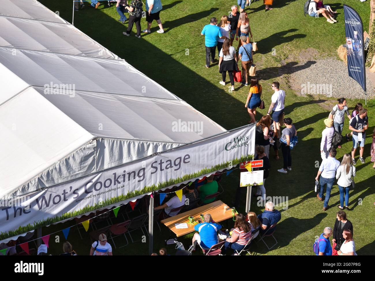 Ludlow Food Festival Stock Photo - Alamy