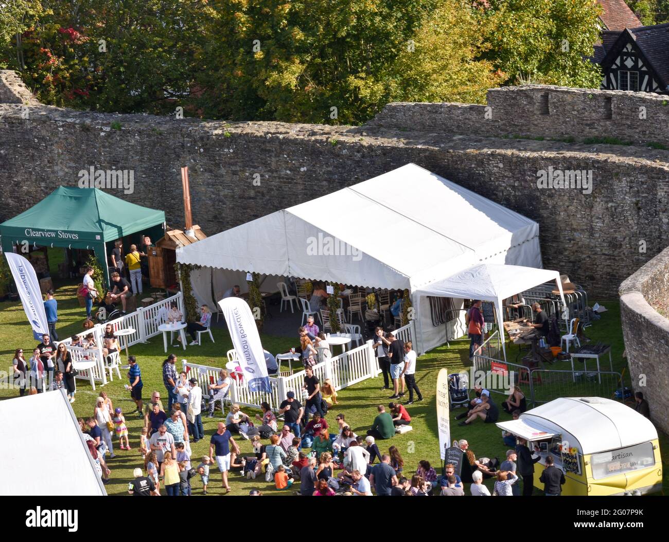 Ludlow Food Festival Stock Photo - Alamy