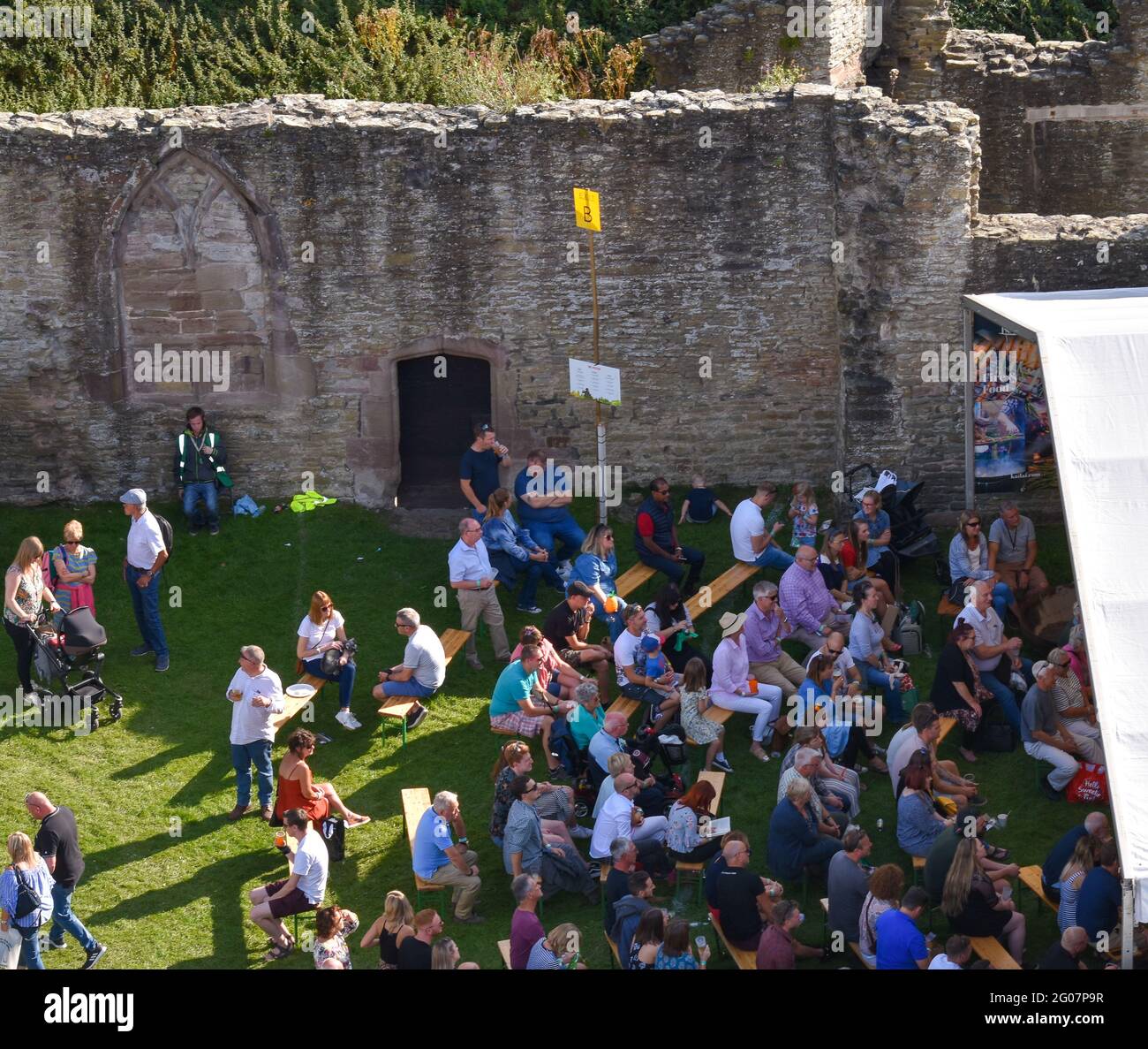 Ludlow Food Festival Stock Photo - Alamy