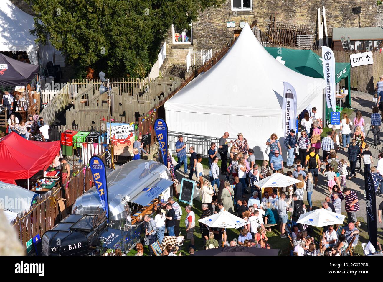 Ludlow Food Festival Stock Photo - Alamy