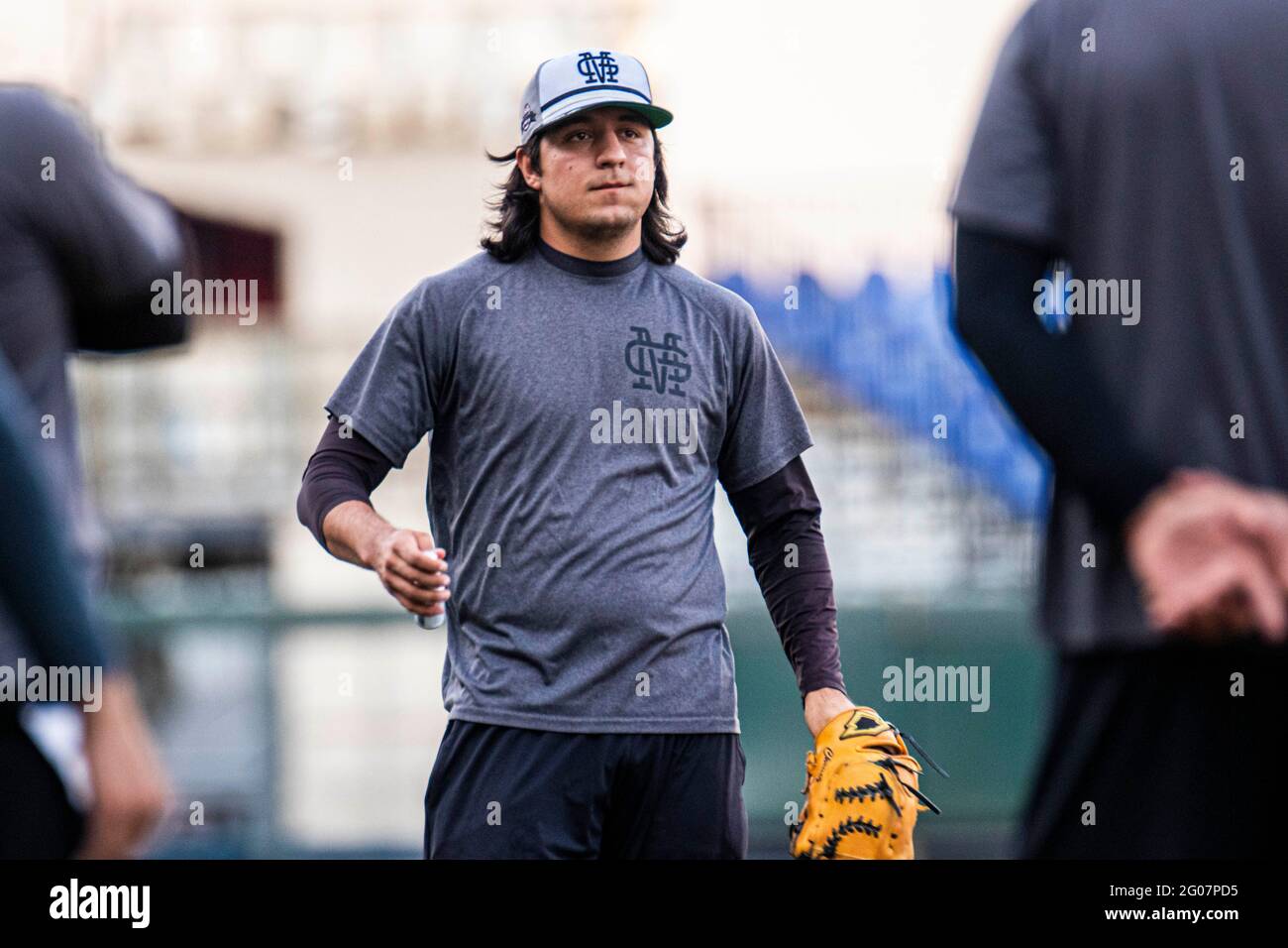 Training of the baseball team Los Mariachis de Guadalajara of the ...