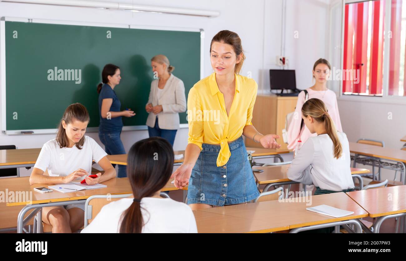 Students during recess hi-res stock photography and images - Alamy