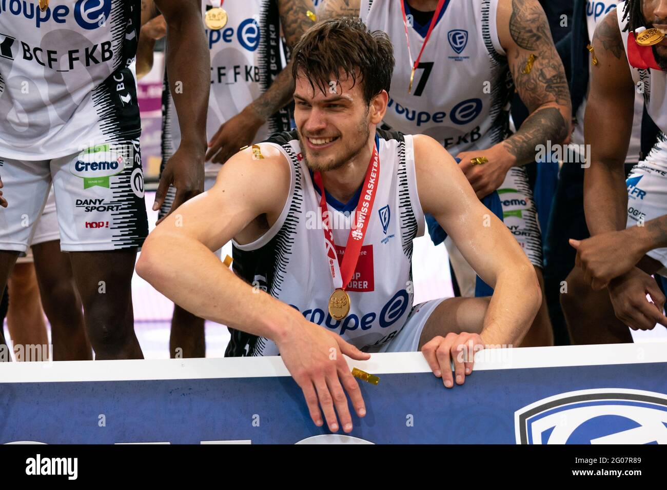 01.06.2021, Friborg, Halle St. Leonard, Final game 3: Friborg Olympic ...