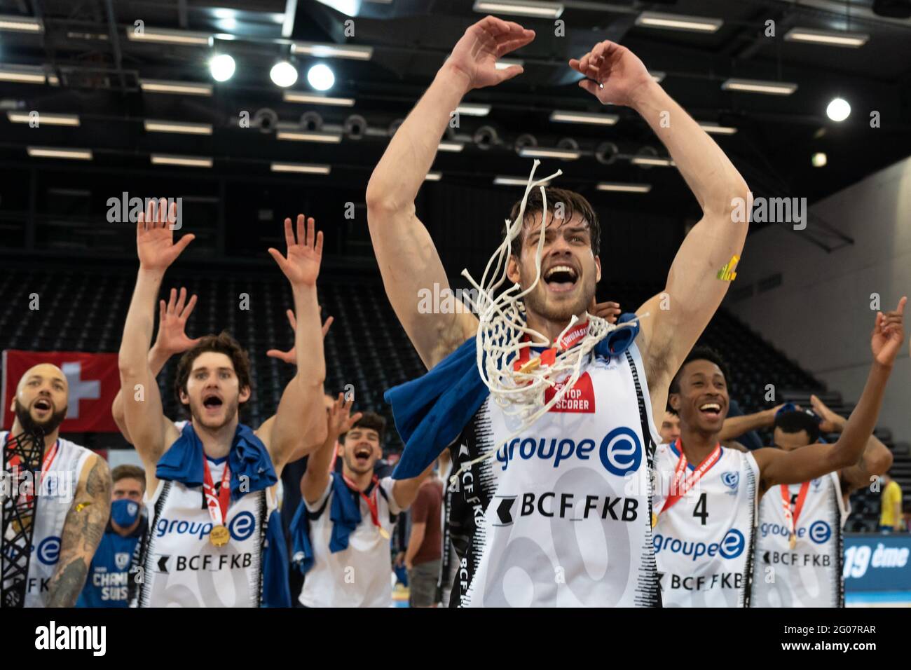 01.06.2021, Friborg, Halle St. Leonard, Final game 3: Friborg Olympic ...