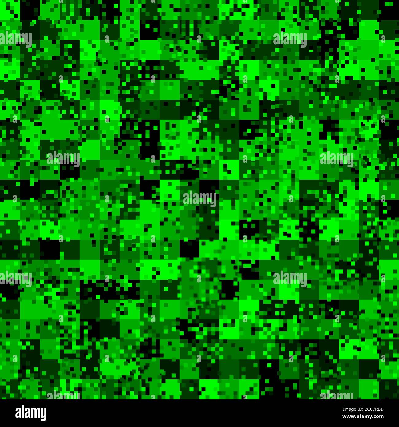Military camouflage seamless pattern. Urban digital pixel style Stock ...