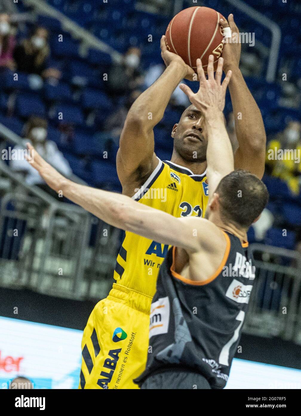 Berlin, Germany. 01st June, 2021. Basketball: Bundesliga, Alba Berlin ...