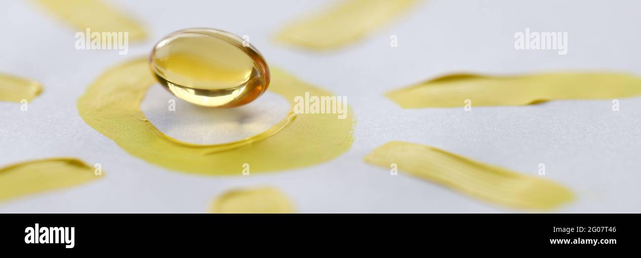 Vitamin capsule sun hi-res stock photography and images - Alamy
