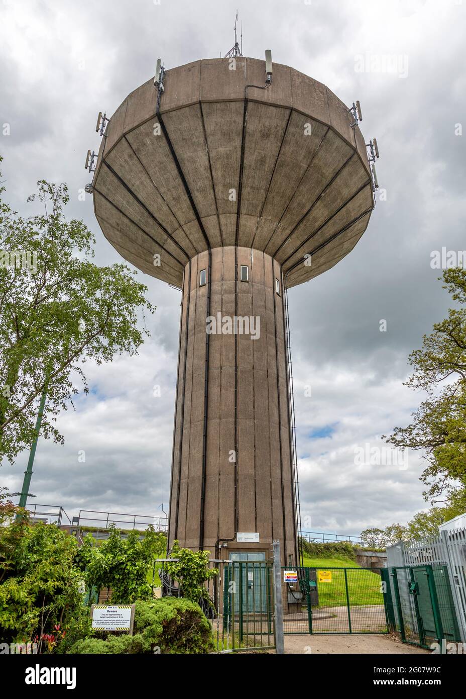 Redditch Water Tower, Headless Cross, Redditch, Worcestershire Stock ...