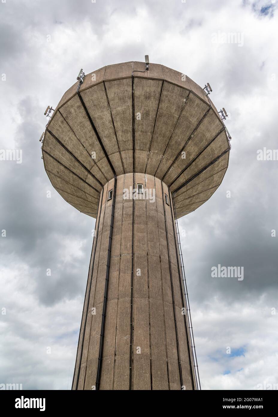 Redditch Water Tower, Headless Cross, Redditch, Worcestershire Stock ...