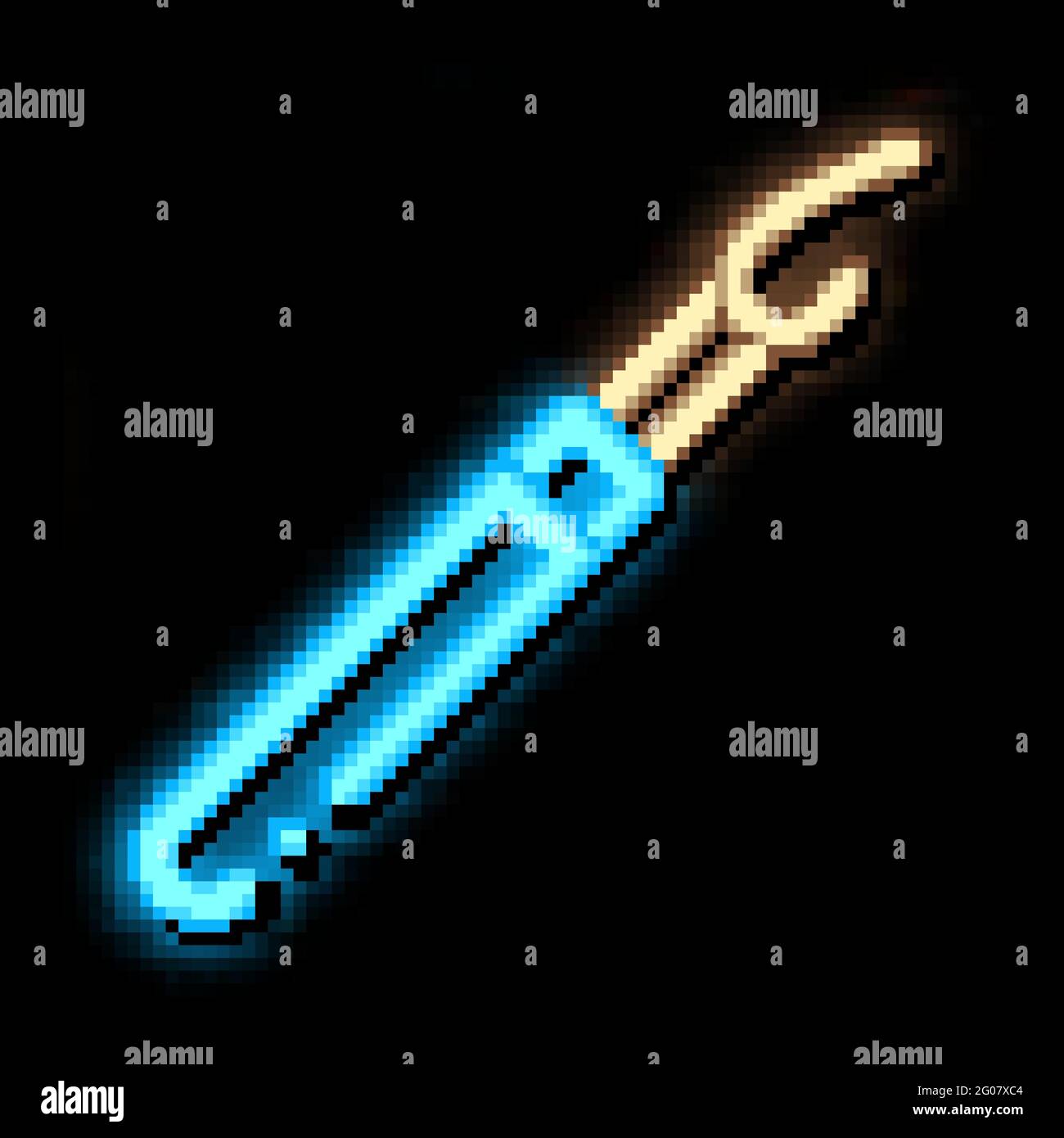 Sewing Knife neon glow icon illustration Stock Vector Image & Art - Alamy