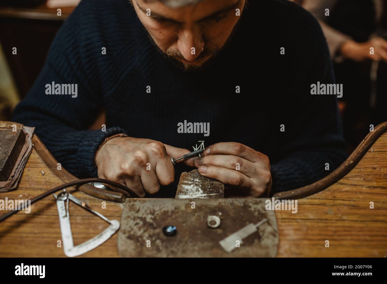 Jewellery polishing machine hi-res stock photography and images - Alamy