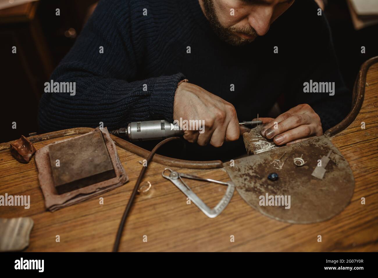Jewellery polishing machine hi-res stock photography and images - Alamy