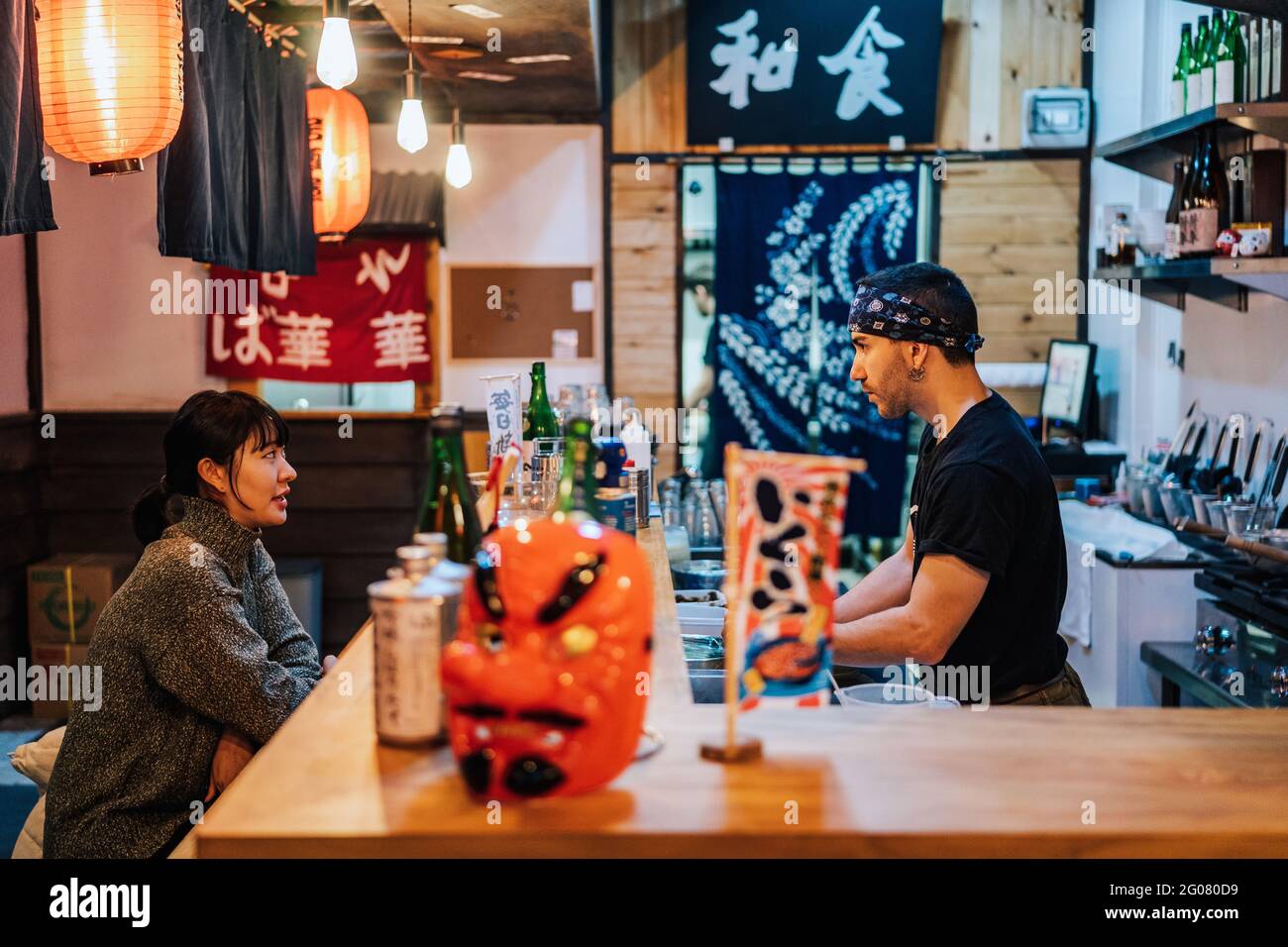 Ramen shop interior hi-res stock photography and images - Alamy