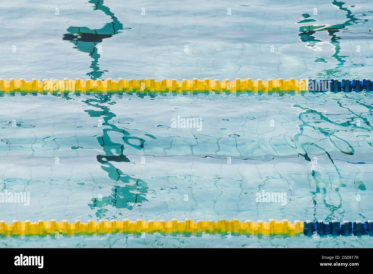 From above olympic swimming pool Stock Photo - Alamy