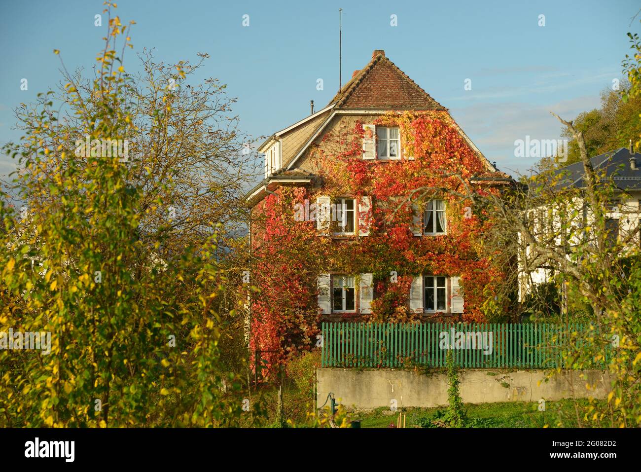 FRANCE, HAUT-RHIN (68), GUNSBACH, ALBERT SCHWEITZER HOUSE, GUNSBACH ...