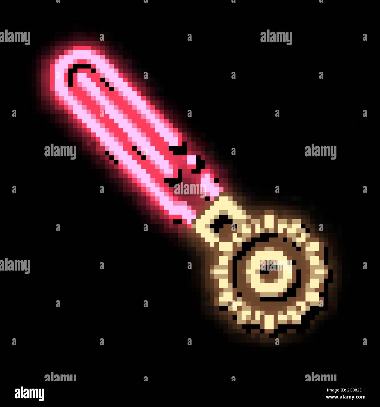 Sewing Equipment neon glow icon illustration Stock Vector Image & Art ...