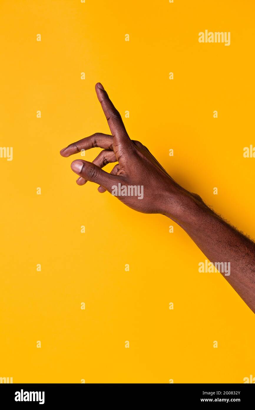 African american hand sign language hi-res stock photography and images ...