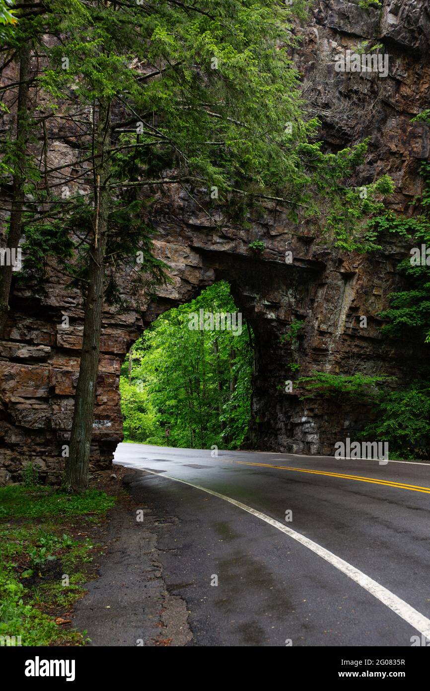 Backbone Rock in Damascus Virginia Stock Photo - Alamy