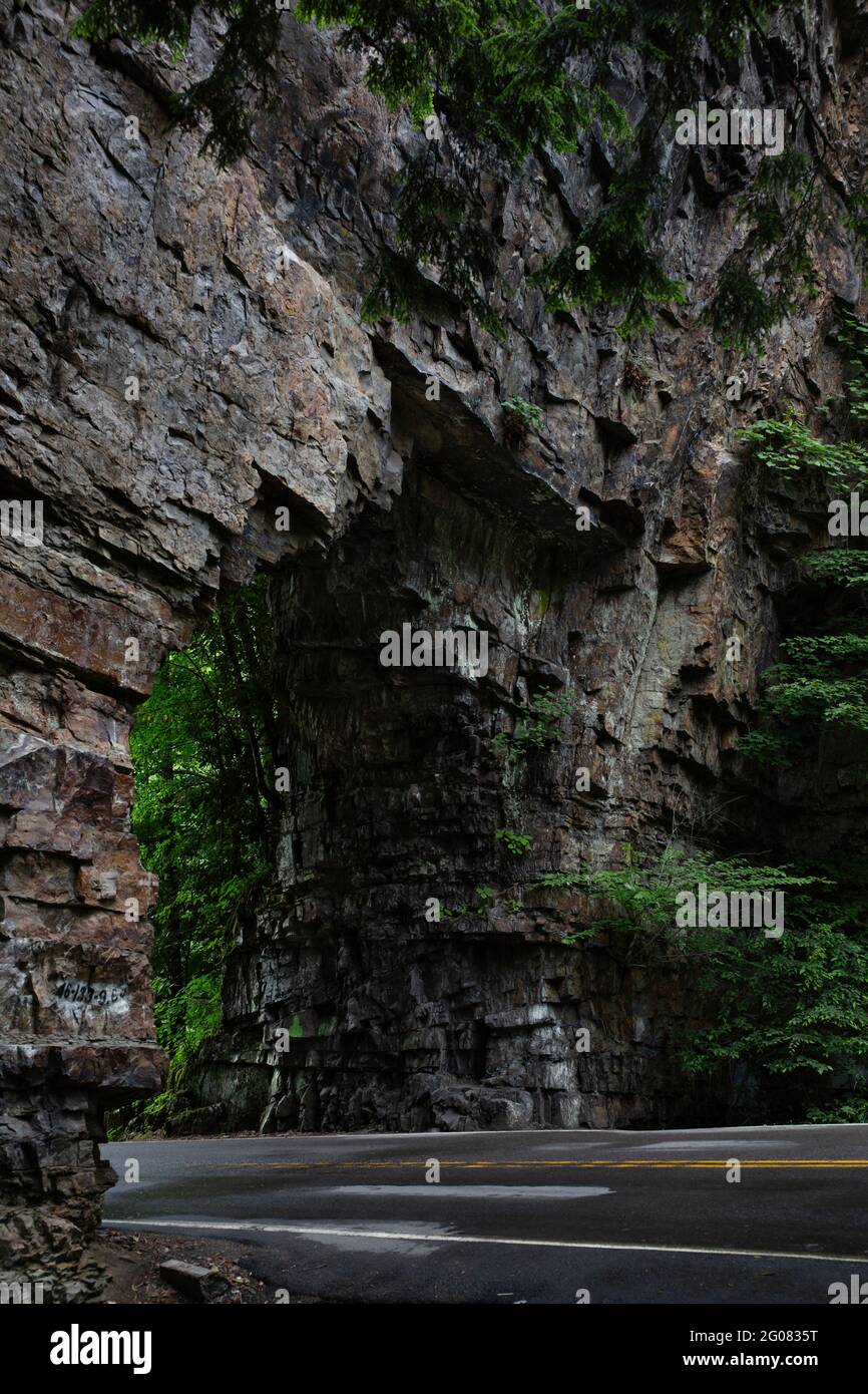 Backbone Rock in Damascus Virginia Stock Photo - Alamy