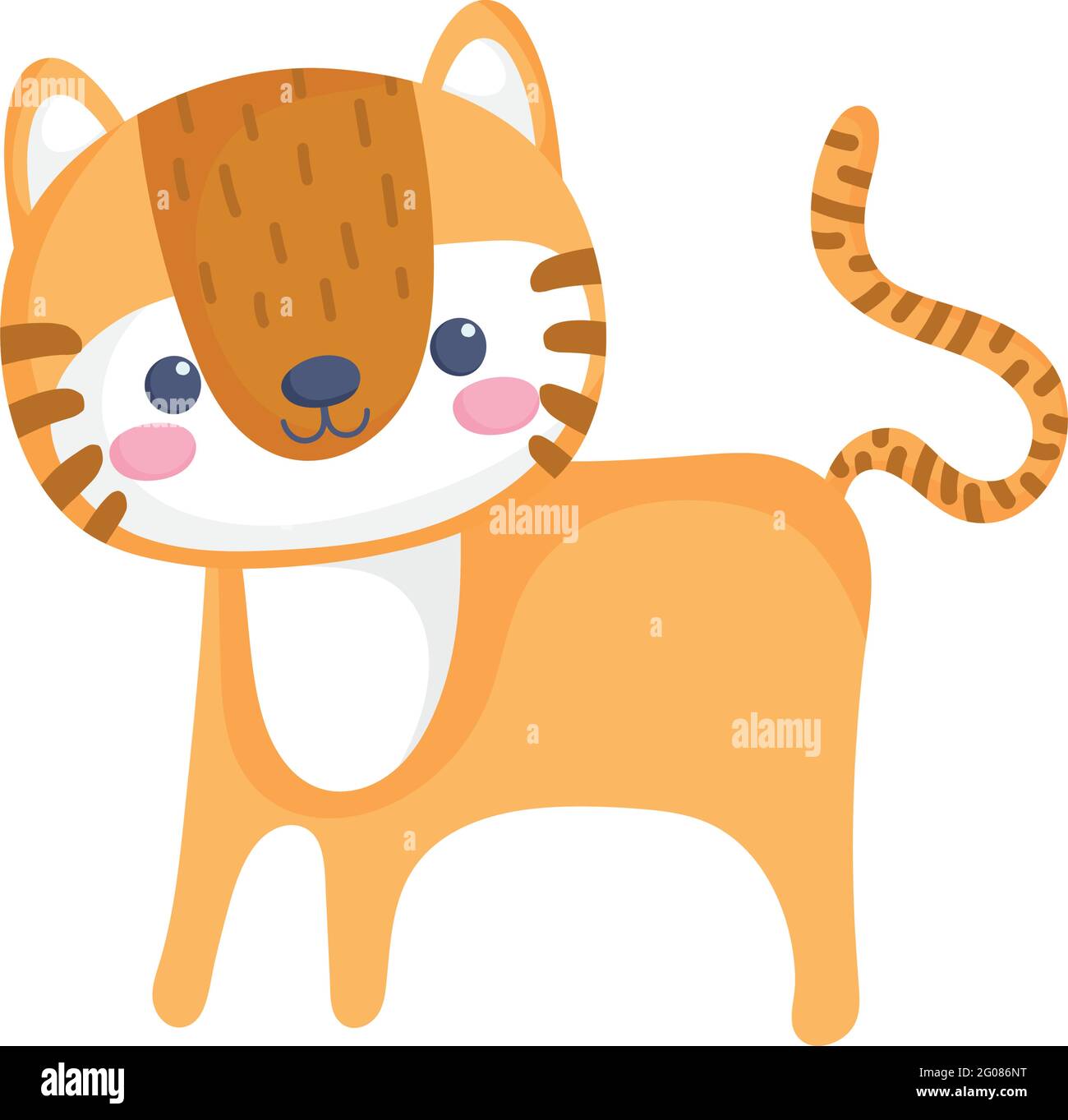 little tiger stuffed toy Stock Vector Image & Art - Alamy