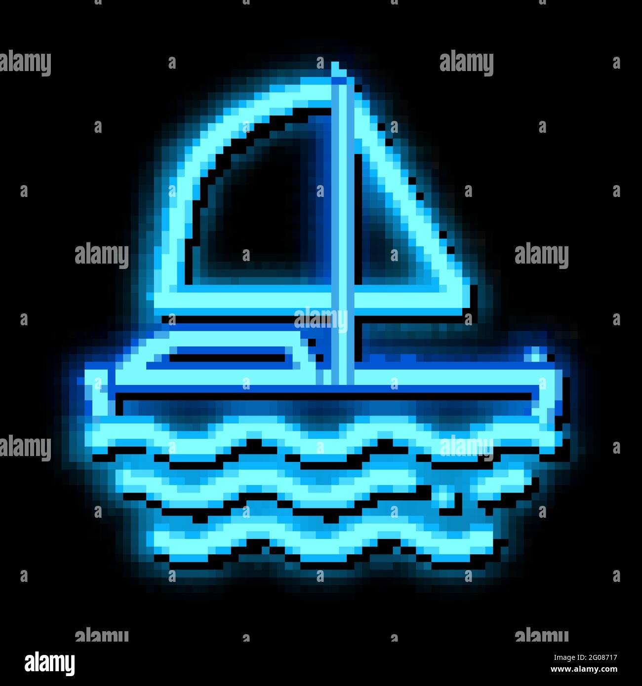 Vintage style boats in Stock Vector Images - Alamy