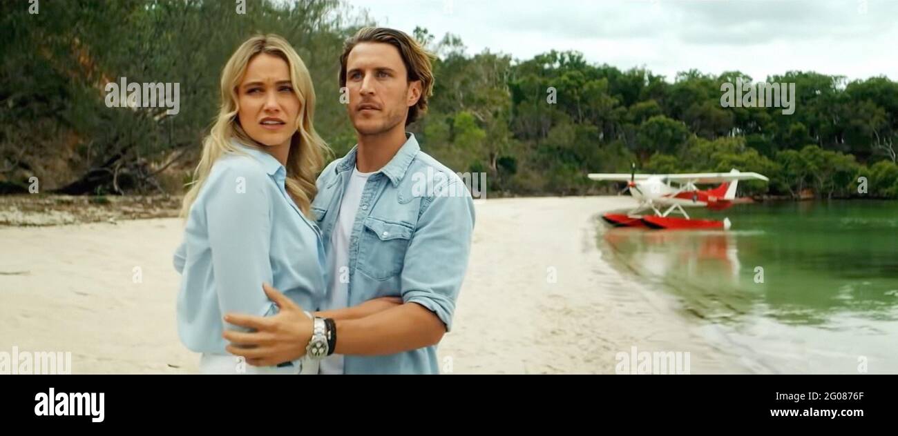 GREAT WHITE, poster, from left: Aaron Jakubenko, Katrina Bowden, 2021 ...