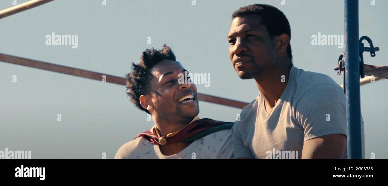 GULLY, from left: Jacob Latimore, Jonathan Majors, 2019. © Paramount ...