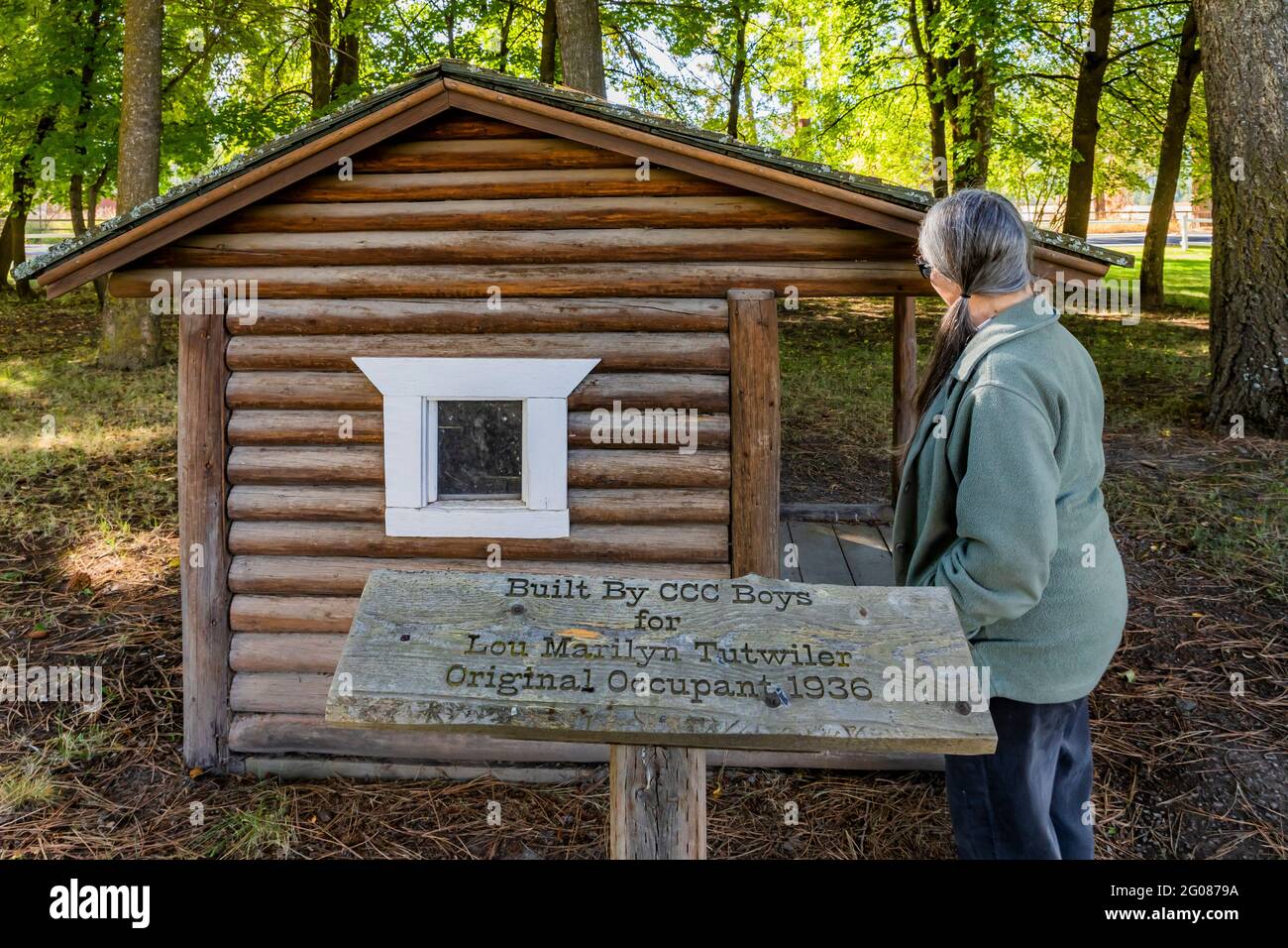 Playhouse built by the CCC Boys at Ninemile Ranger Station, Lolo ...