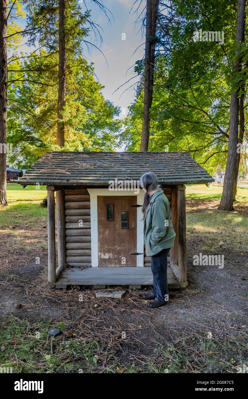 Playhouse built by the CCC Boys at Ninemile Ranger Station, Lolo ...