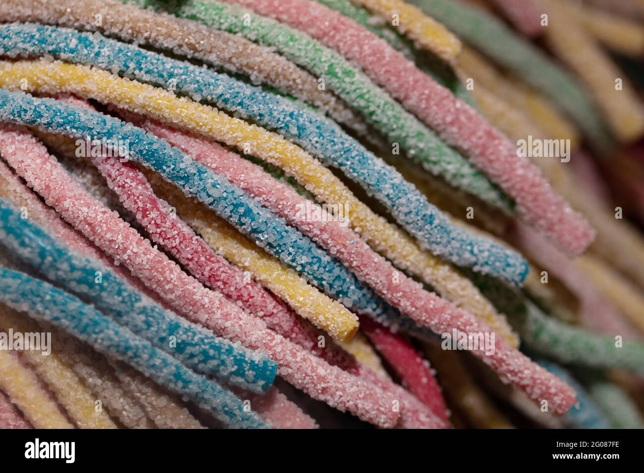 Worm jelly candies hi-res stock photography and images - Alamy