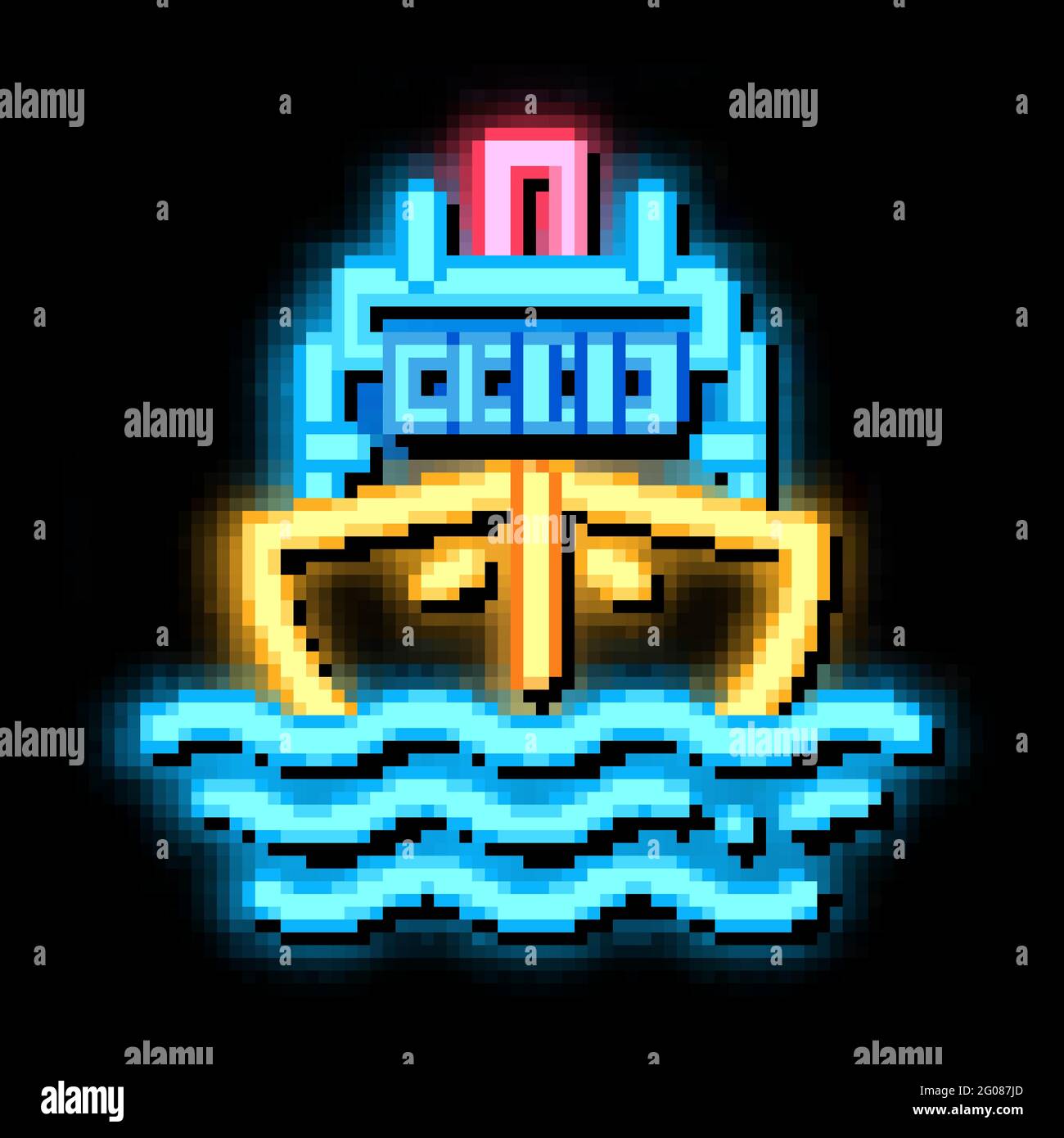 Glowing cruise liner hi-res stock photography and images - Alamy