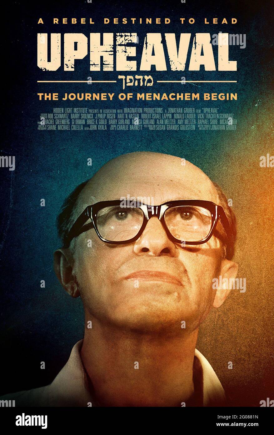 UPHEAVAL: THE JOURNEY OF MENACHEM BEGIN, poster, Menachem Begin, 2020 ...
