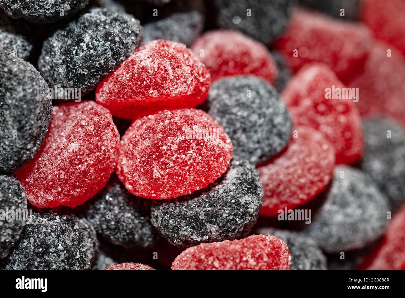 Multicolored jelly candies textured background Stock Photo - Alamy