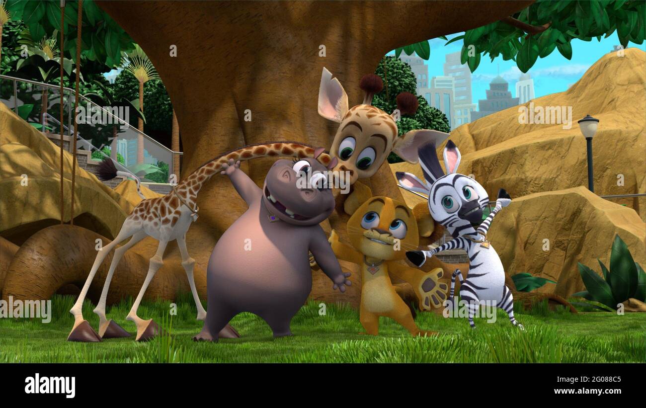 Gloria melman marty alex madagascar 3 hi-res stock photography and ...