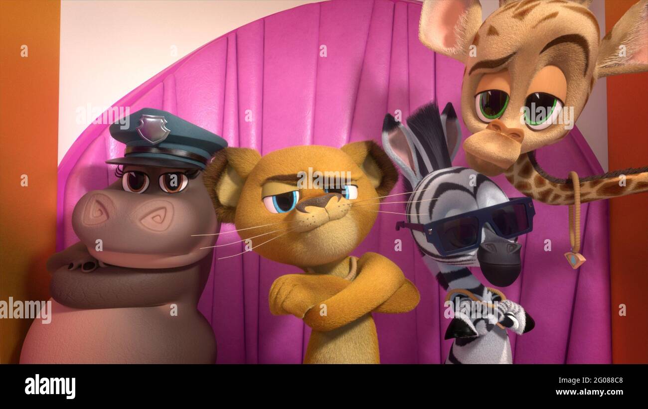 MADAGASCAR: A LITTLE WILD, from left: Gloria (voice: Shaylin Becton ...