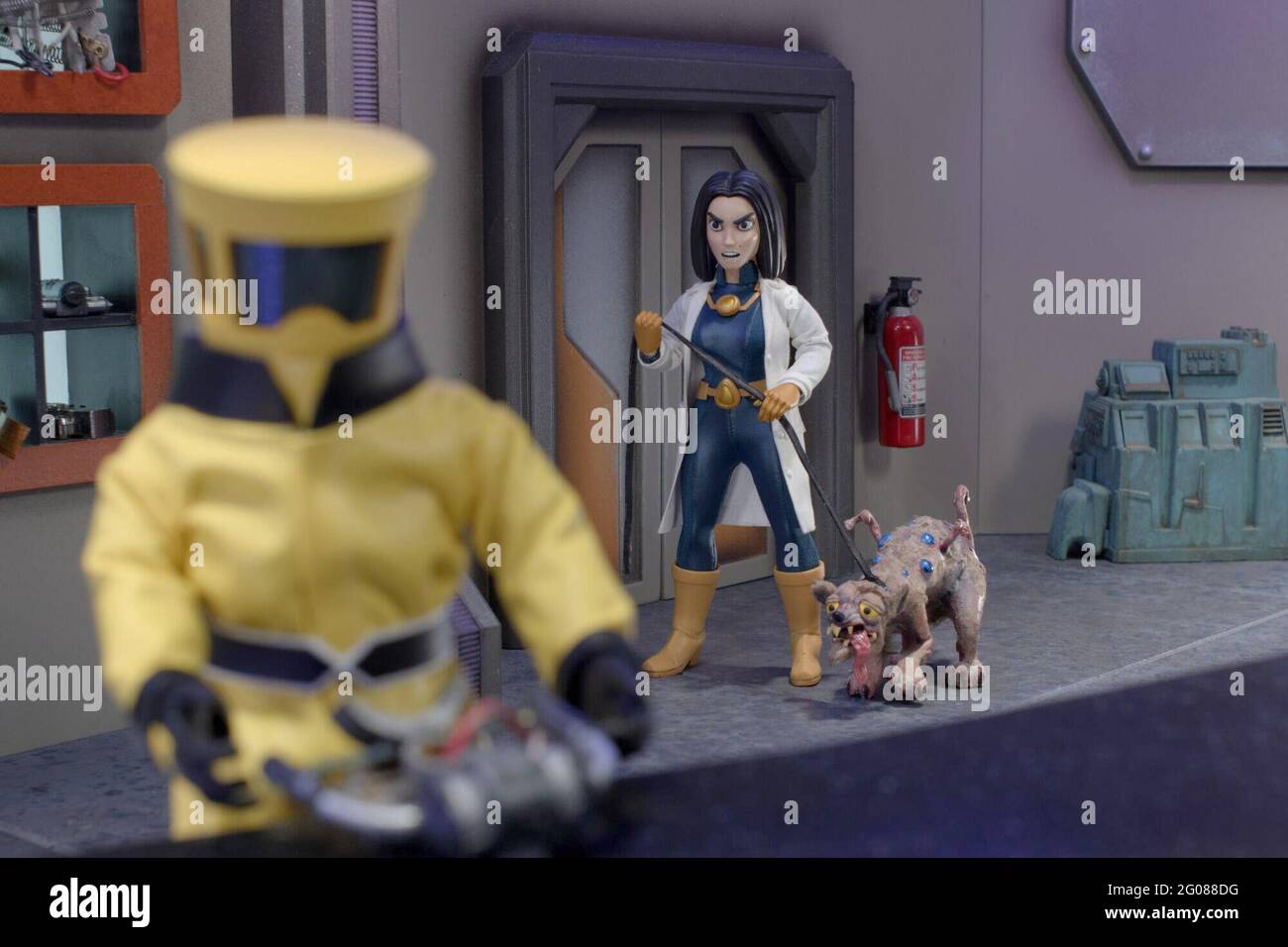 MARVEL'S M.O.D.O.K., (aka M.O.D.O.K., aka MODOK), right: Monica ...