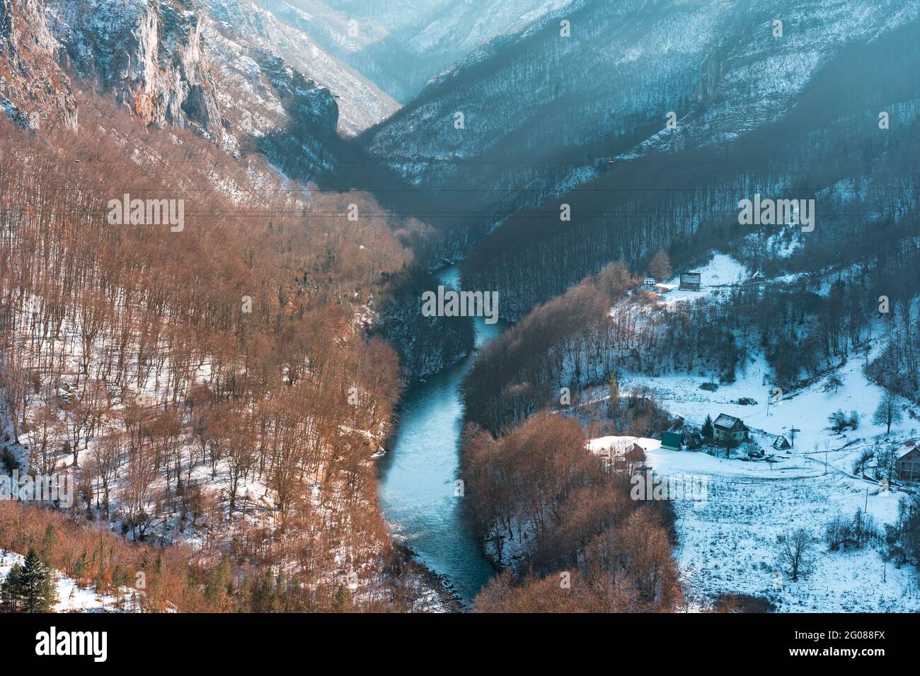 Canyon of Tara river (Kanjon reke Tare) in Montenegro Stock Photo - Alamy