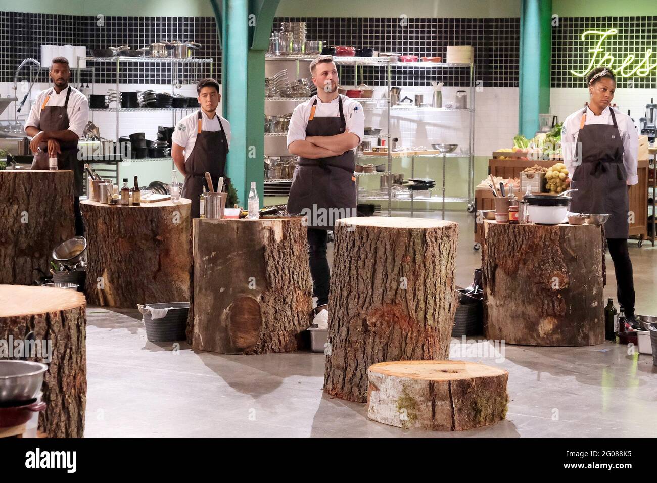 TOP CHEF, from left: Contestant chefs Chris Viaud, Shota Nakajima ...