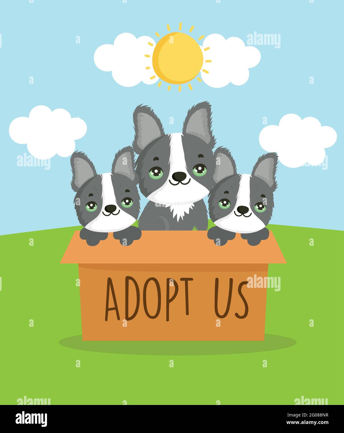 Dog litter box Stock Vector Images - Alamy