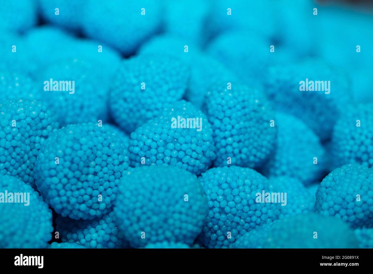 blue jelly candies textured background Stock Photo - Alamy