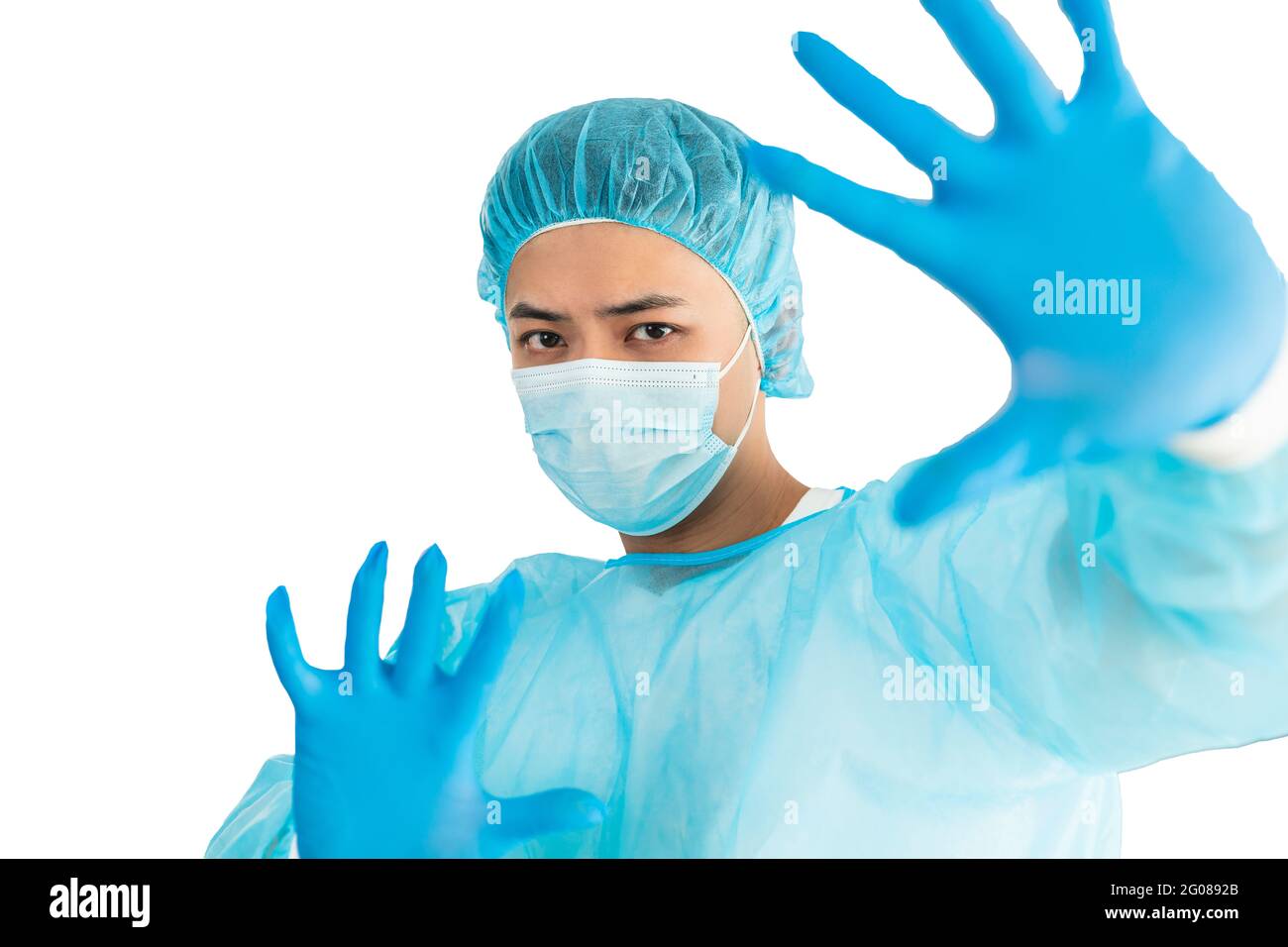 Male wearing mask posing hi-res stock photography and images - Alamy
