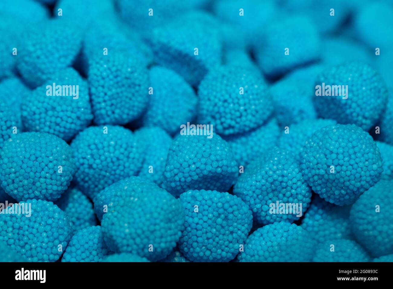 blue jelly candies textured background Stock Photo - Alamy