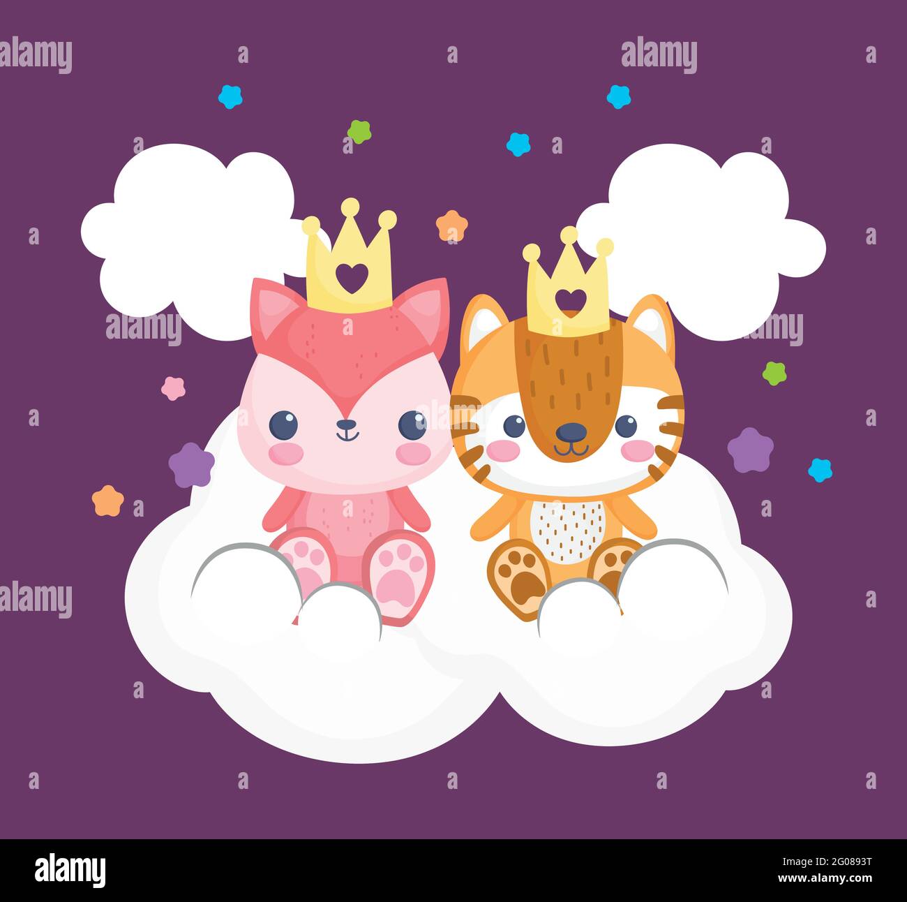 stuffed fox tiger Stock Vector Image & Art - Alamy