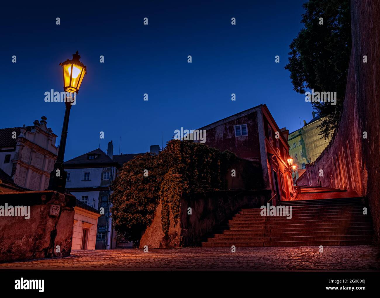 Old castle stairs prague hi-res stock photography and images - Alamy