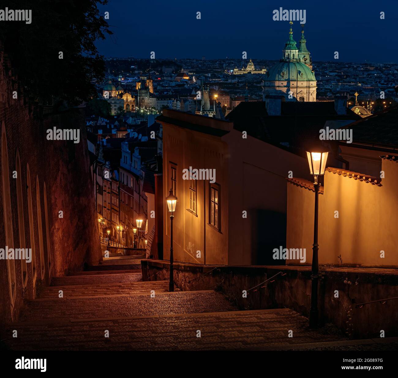 Old castle stairs prague hi-res stock photography and images - Alamy