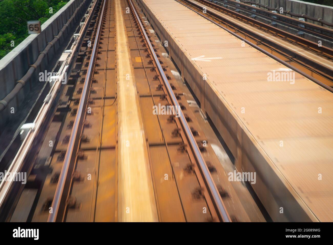 Light rail tracks hi-res stock photography and images - Alamy