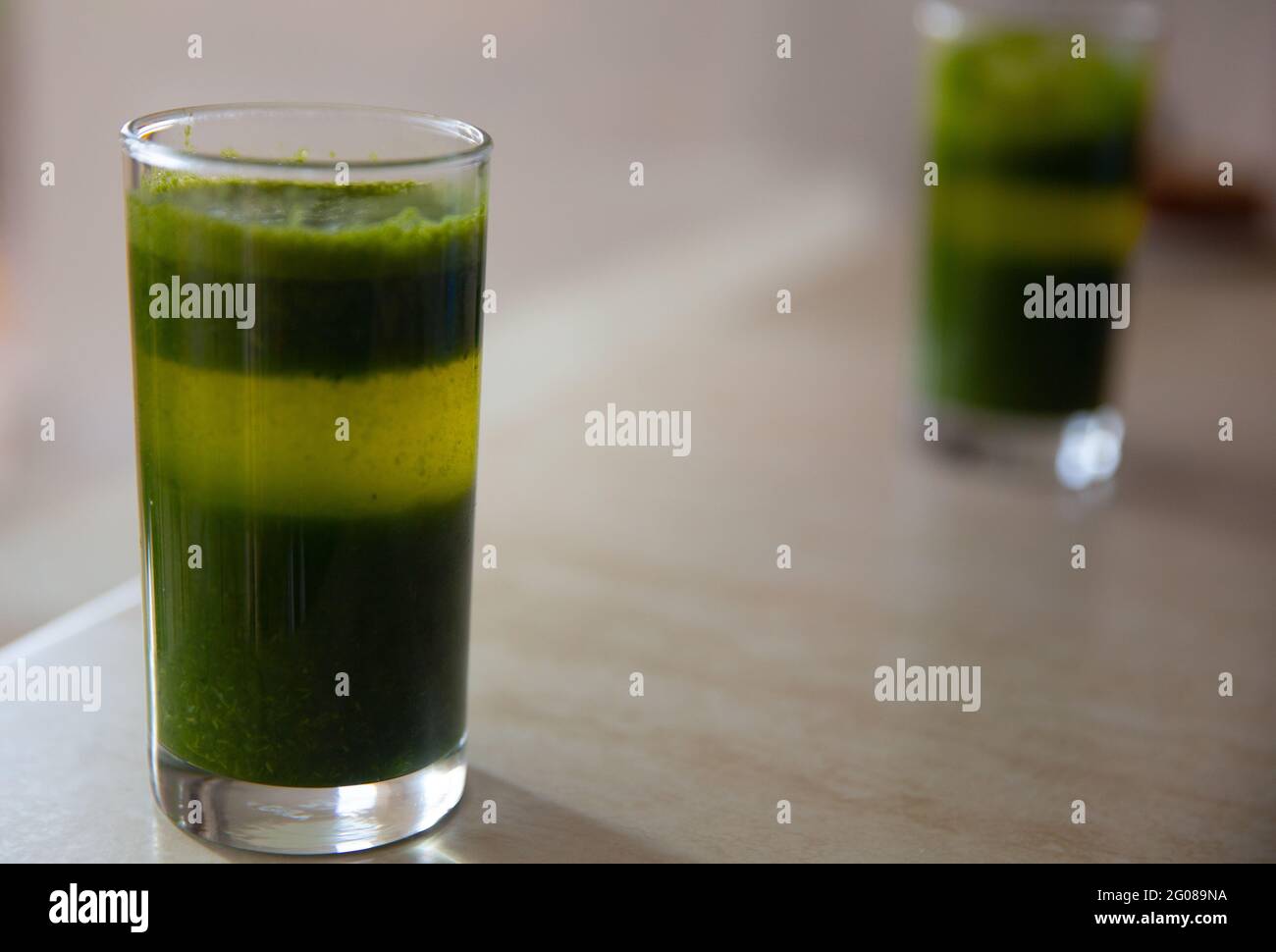 Green Juice Also Known as Hang Over Cure Stock Photo - Alamy