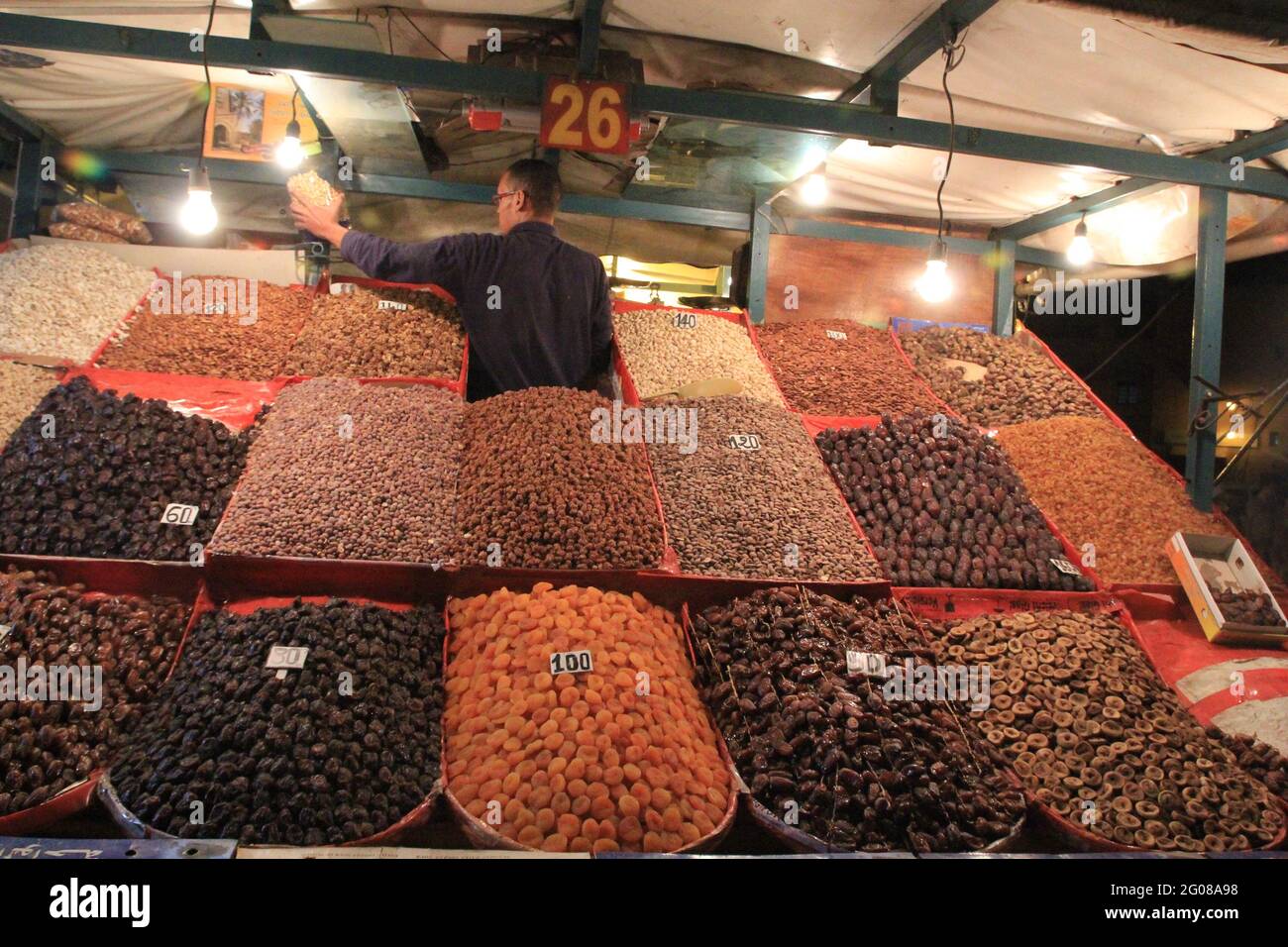 Textures in the markets of the city of Marrakech, Morocco Stock Photo ...
